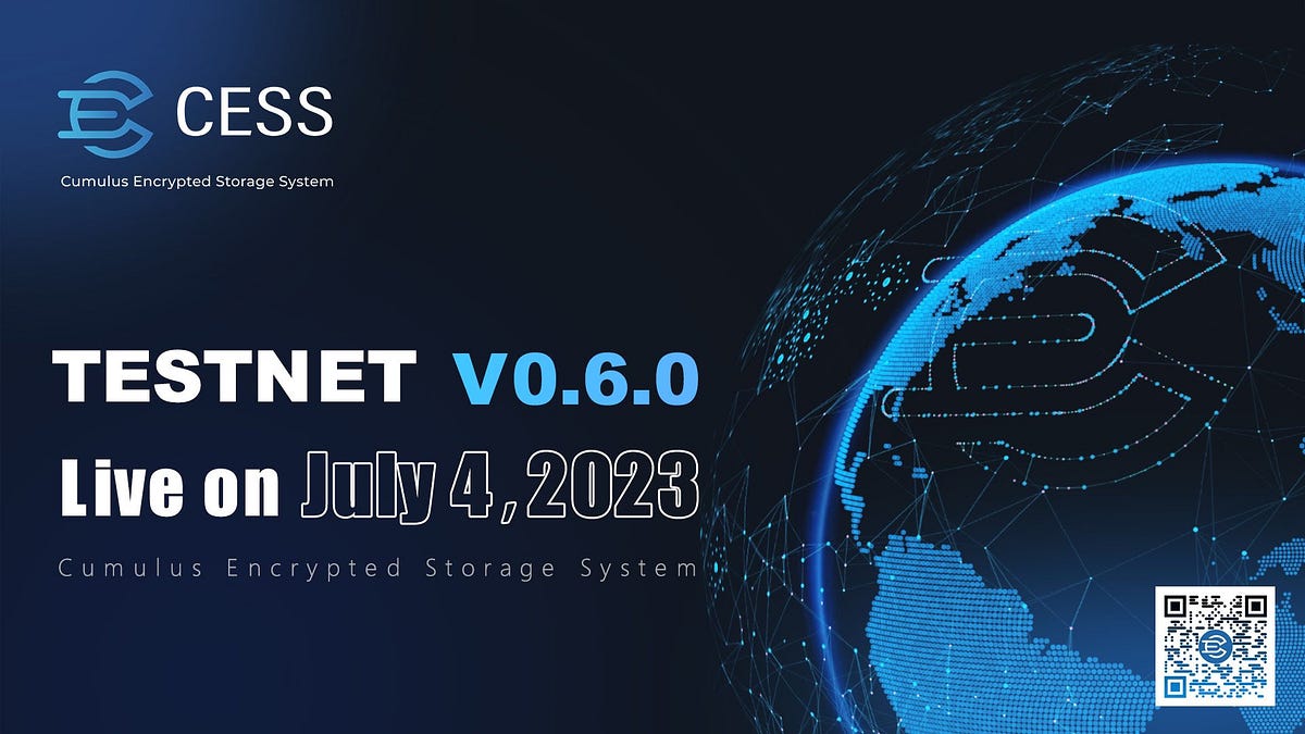 Cumulus Encrypted Storage System (CESS) Testnet v0.6.0 Launches on July ...