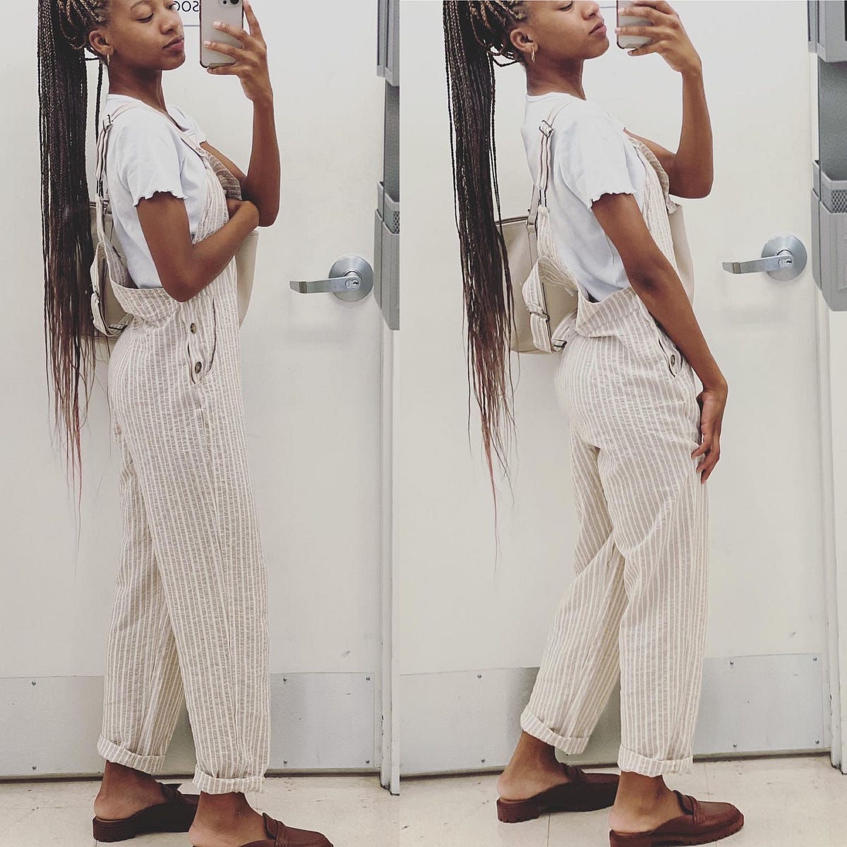 Fashionable Earthy Tones + Overalls | #004 Heavenly Princess Diaries ...