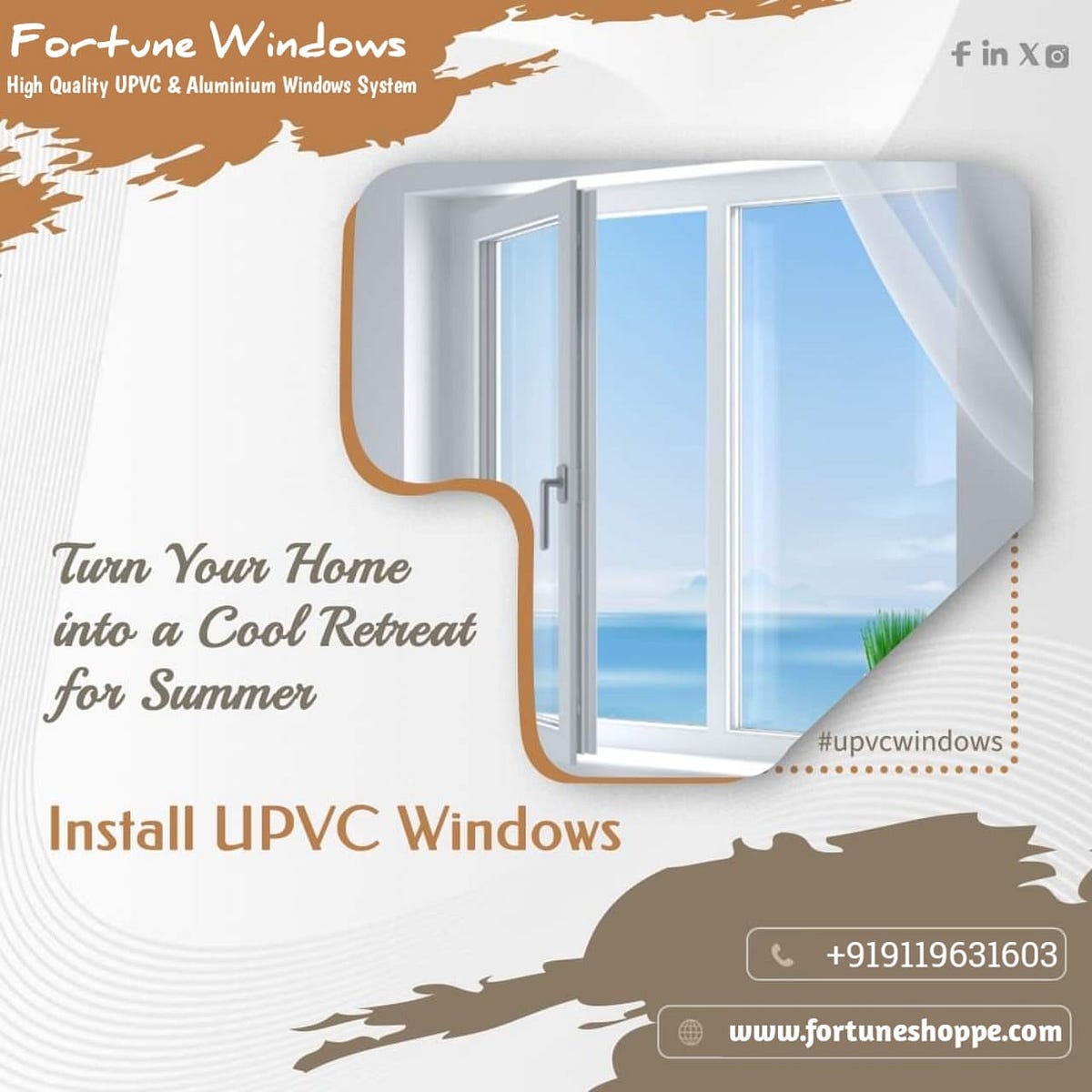 Turn your home into a cool haven in summer: Install uPVC windows. | by ...