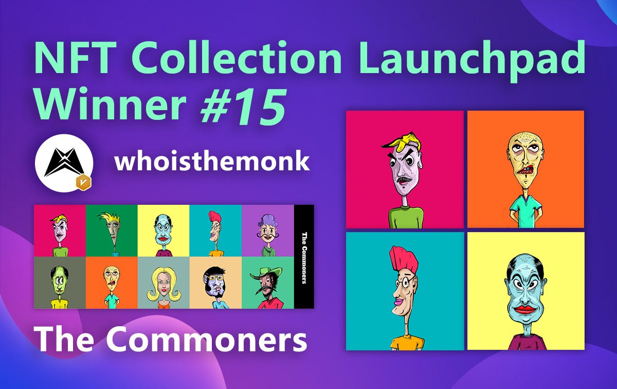NFT Collection Launchpad Winner #15 | The Monk | by Uptick Network ...