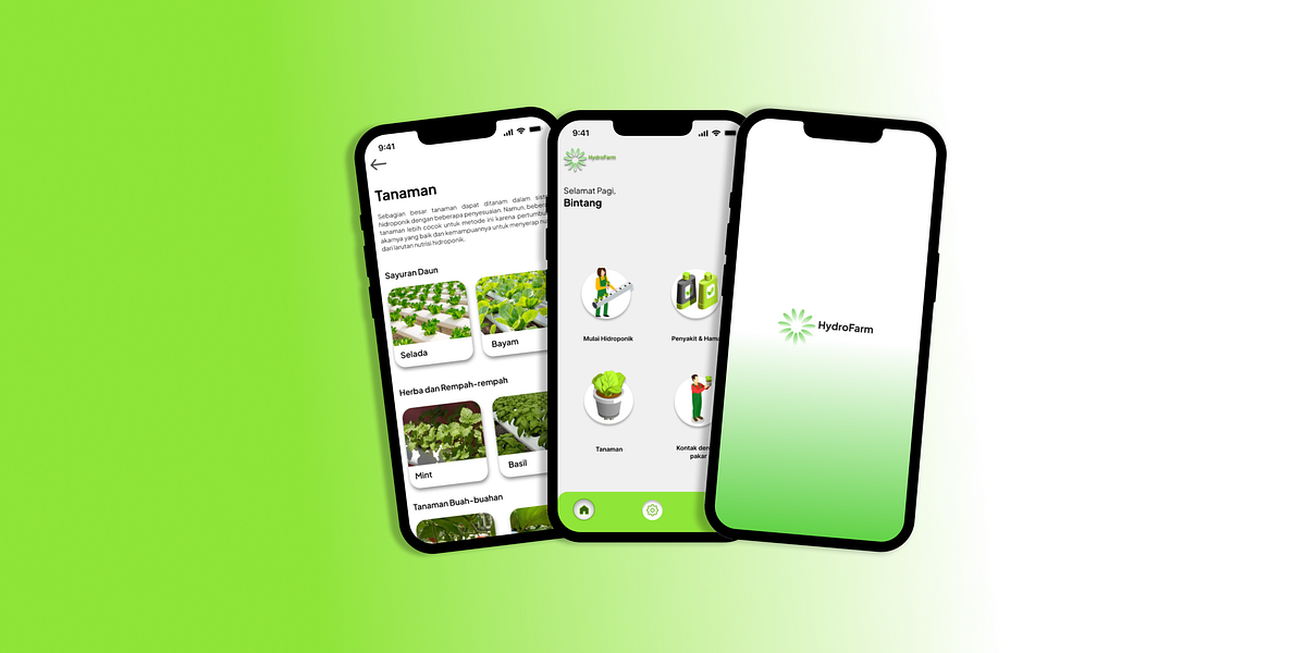 UI/UX Case Study: HydroFarm, a Hydroponic Mobile App | by Bintang ...