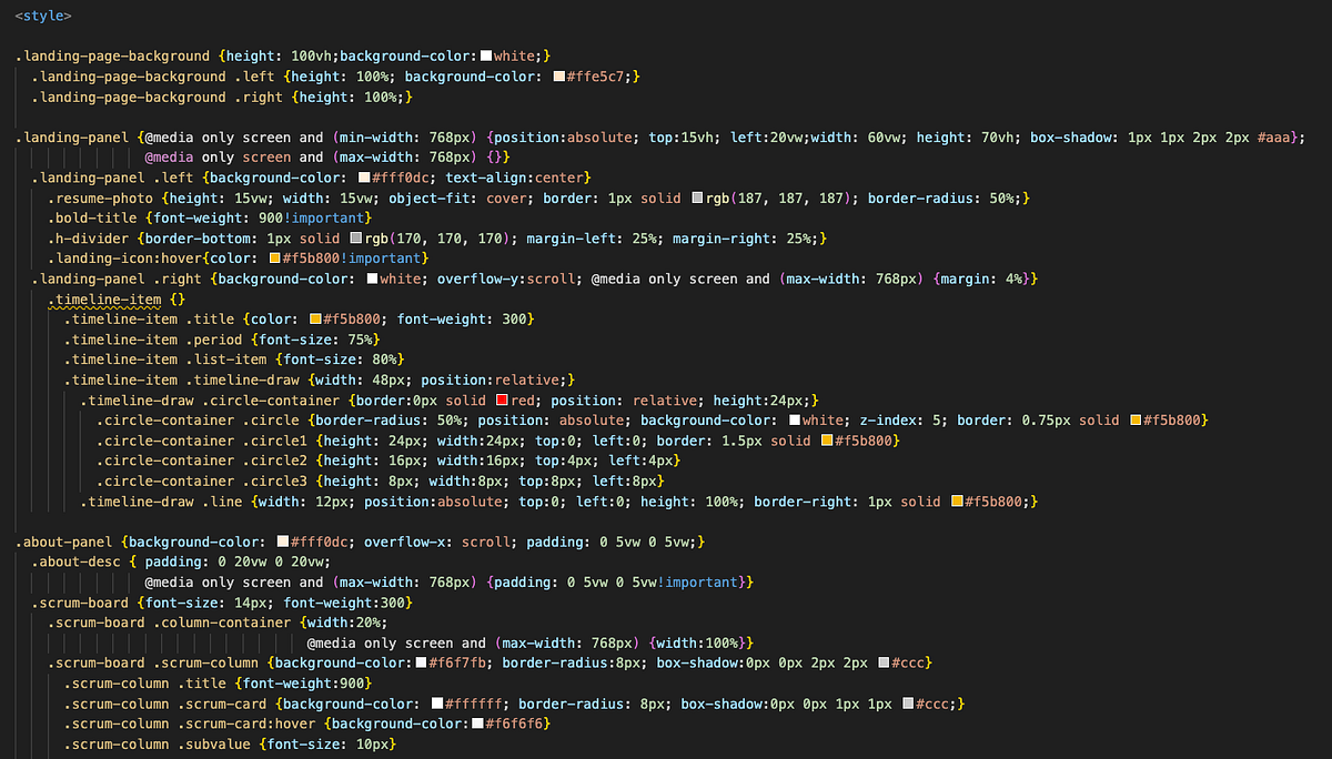 I Became A Psychopath. # How I Organize My CSS Now | by Liu Zuo Lin | Level Up Coding