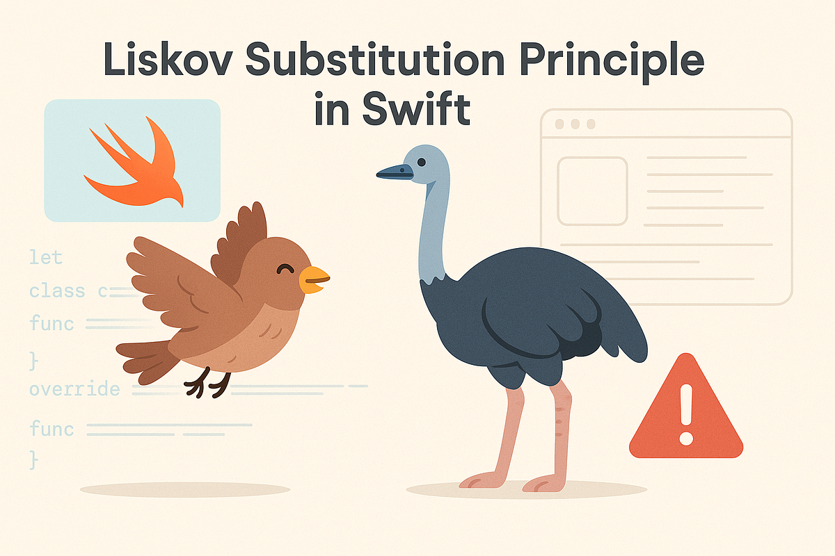 Liskov Substitution Principle in Swift | by Mobile App Developer | Jul, 2025 | Medium