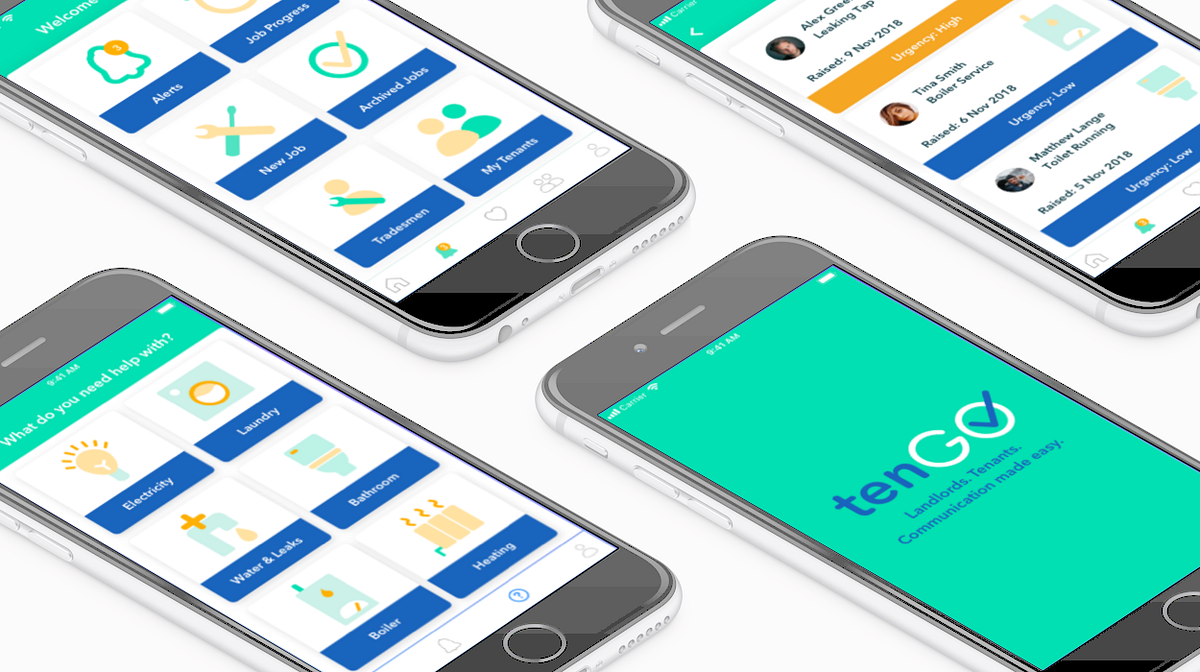 Mobile App to simplify landlord and tenant communication — UX/UI Case ...
