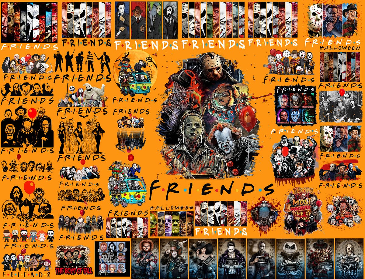 45+ Horror Characters Png,Horror Clipart sublimation PNG,Halloween ...