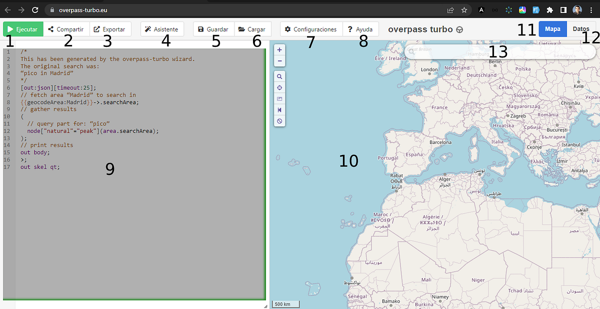 Obtener datos de OpenStreetMap (OSM) de manera fácil con Overpass Turbo | by Anartz Mugika Ledo🤗 ...