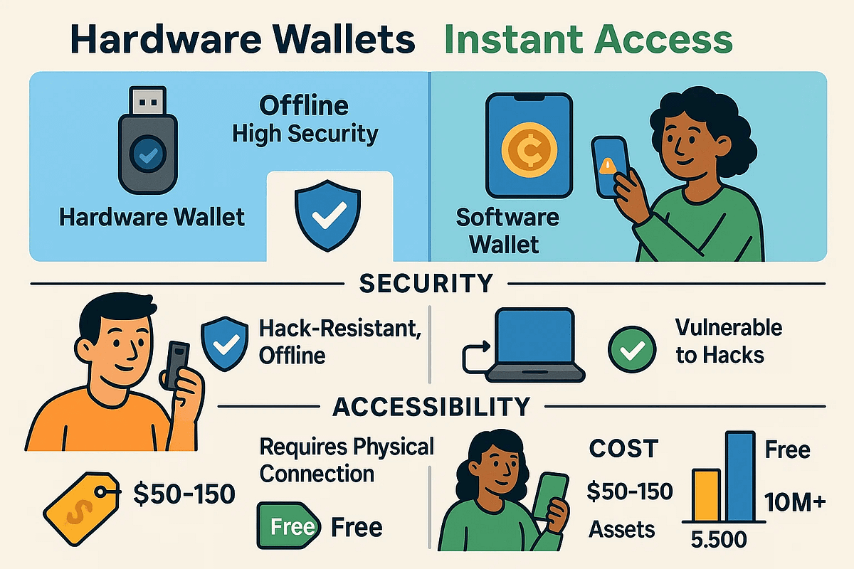 Hardware vs Software Wallets: The Ultimate Security Comparison for Your Crypto | by ...