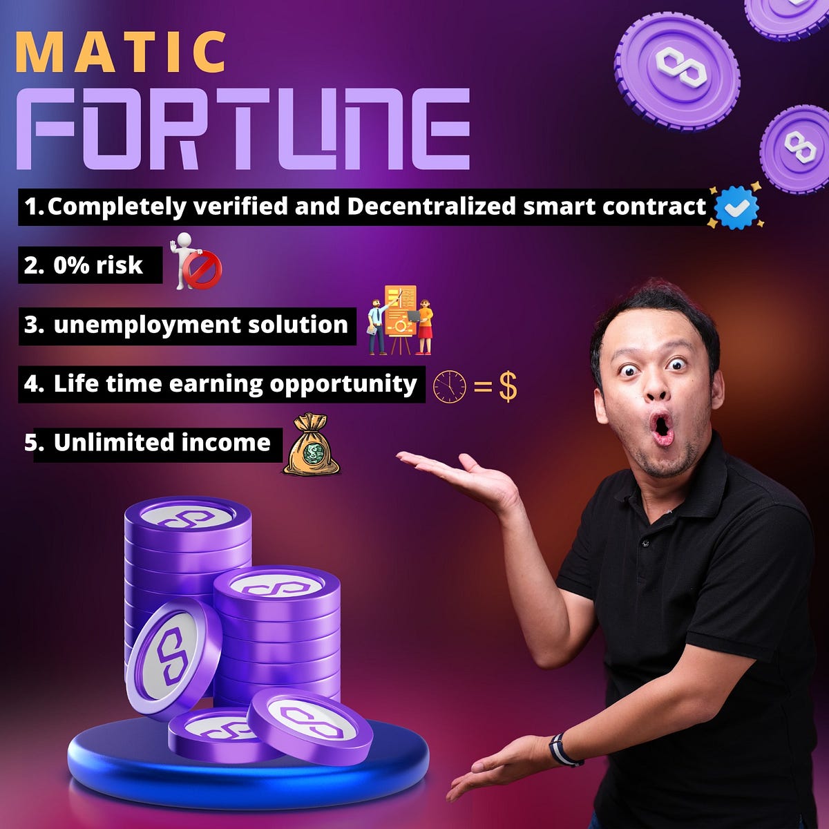 Six benefits of joining maticfortune smart contract 💎 | by Olatoye ...