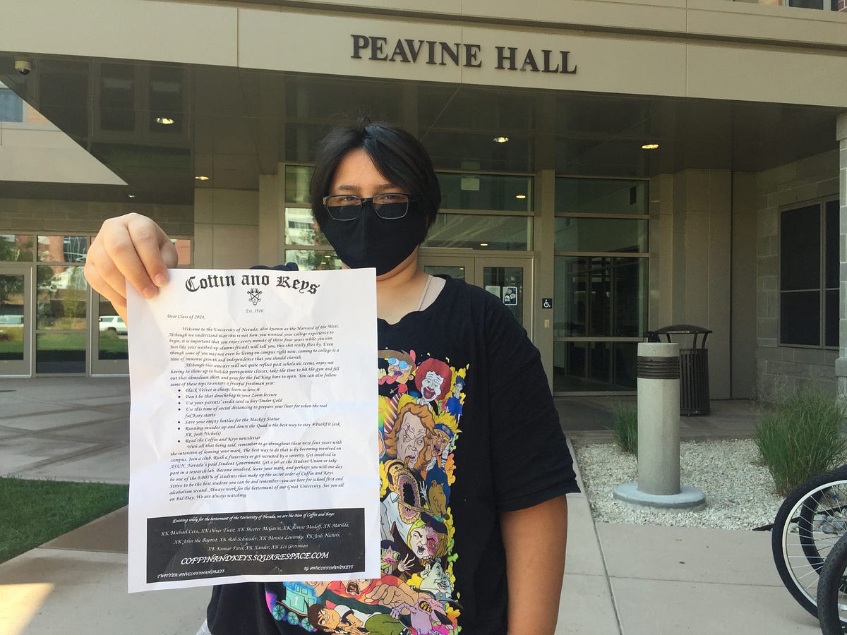 Coffin and Keys Slips UNR Freshmen A Rag | by Reynolds Sandbox | The ...