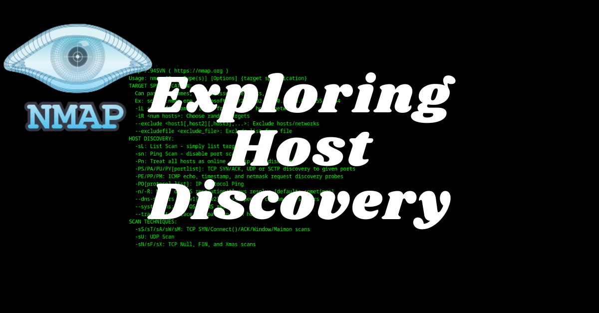 Exploring Host Discovery: Techniques and Options for Network Scanning with Nmap | by 0x5uryax1 ...