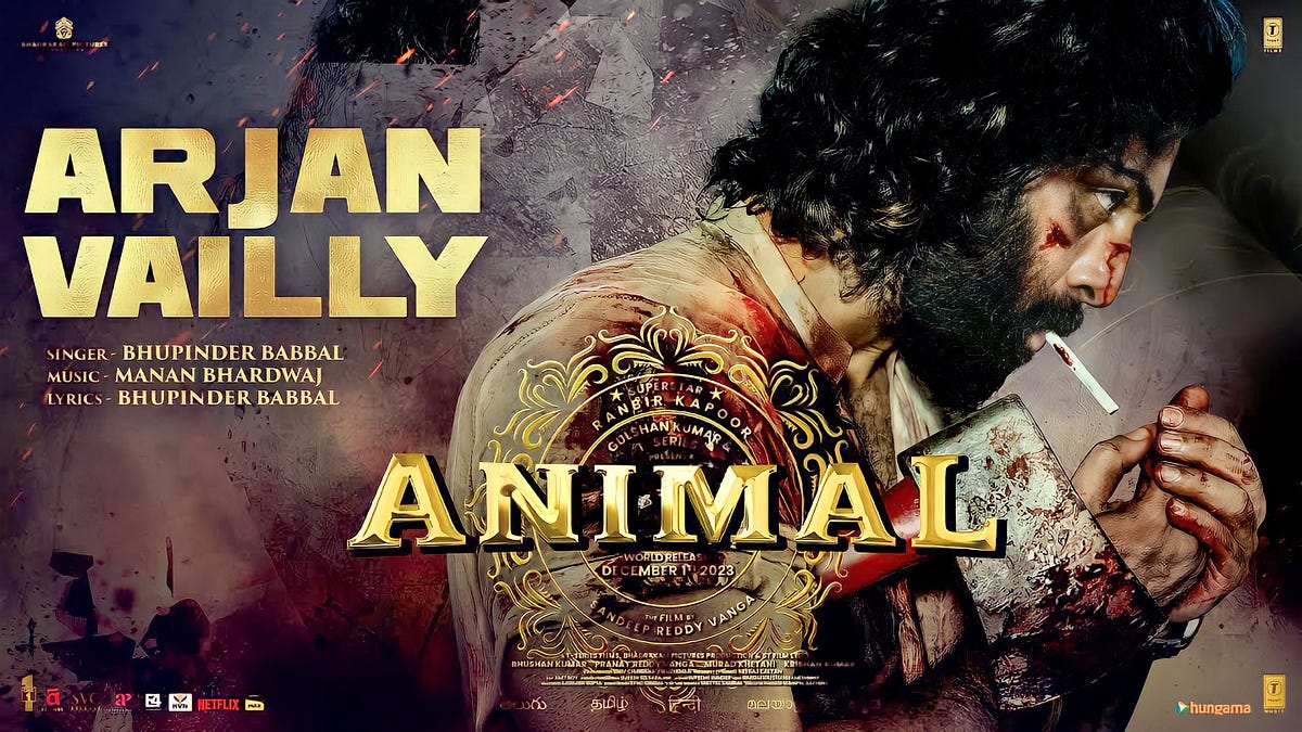 अर्जन वैली Arjan Vailly Lyrics in Hindi — Animal - Lokdhun Hindi - Medium