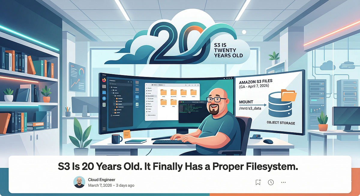 S3 Is 20 Years Old. It Finally Has a Proper Filesystem. | by Joao Silva ...