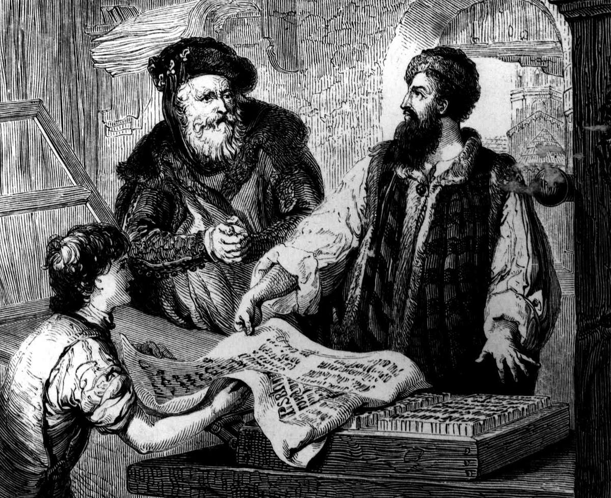 What Did Gutenberg Print First?. The first thing Gutenberg printed was ...