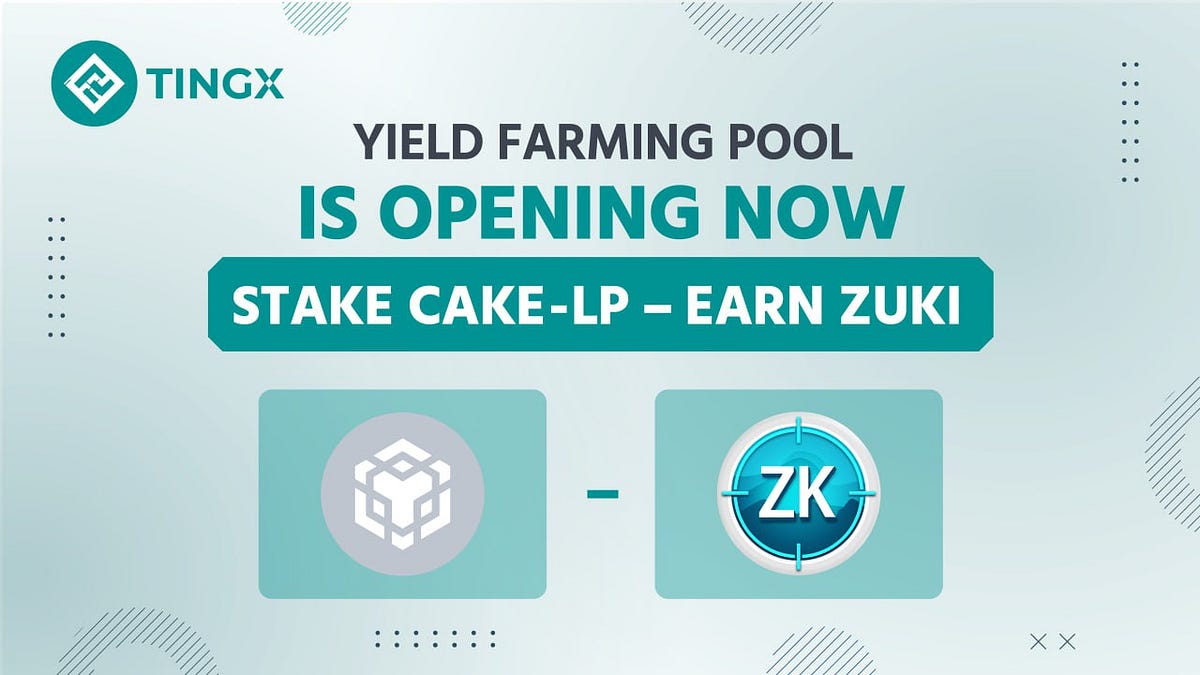 🔥 Yield Farming Pool Is Opening Now ️Stake CAKE-LP — Earn ZUKI Exciting News, Farmers! 👉 Get ...