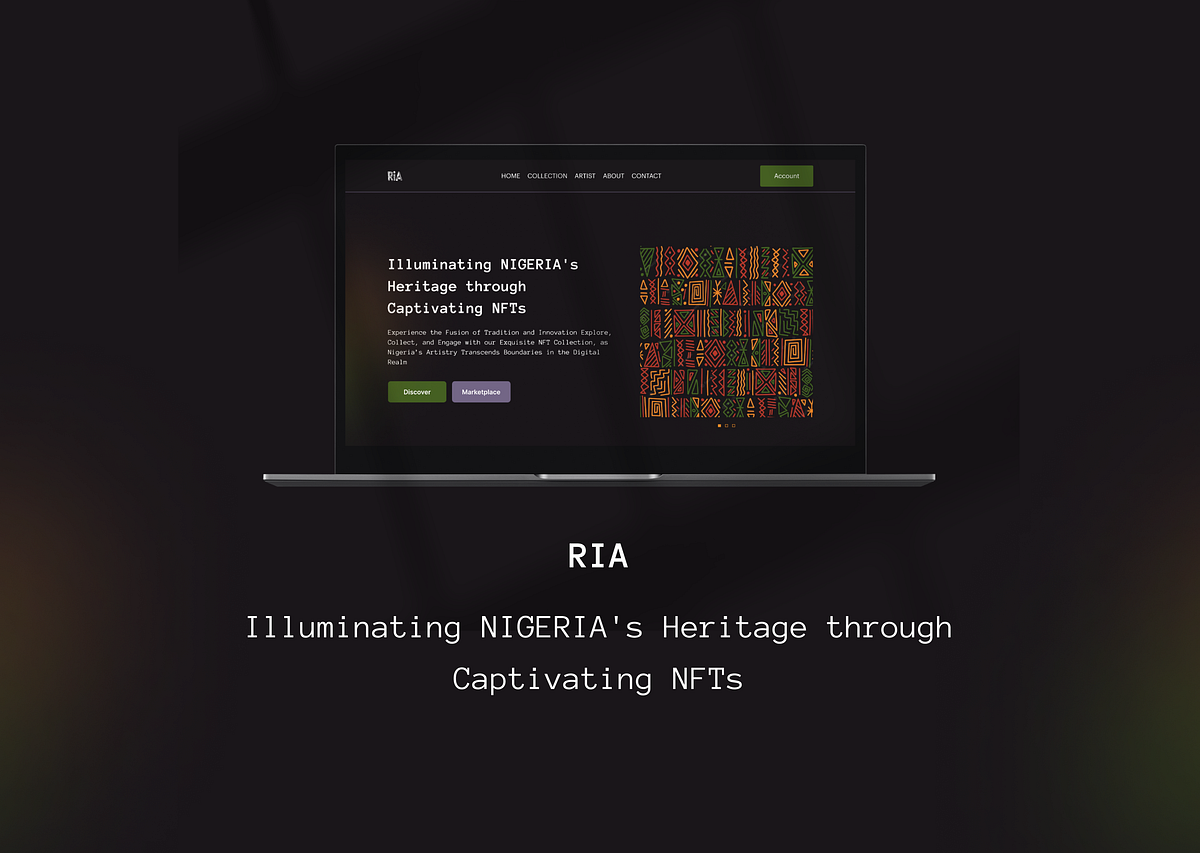 RIA. For this project we would be using the… | by Chukwunonso victor ...