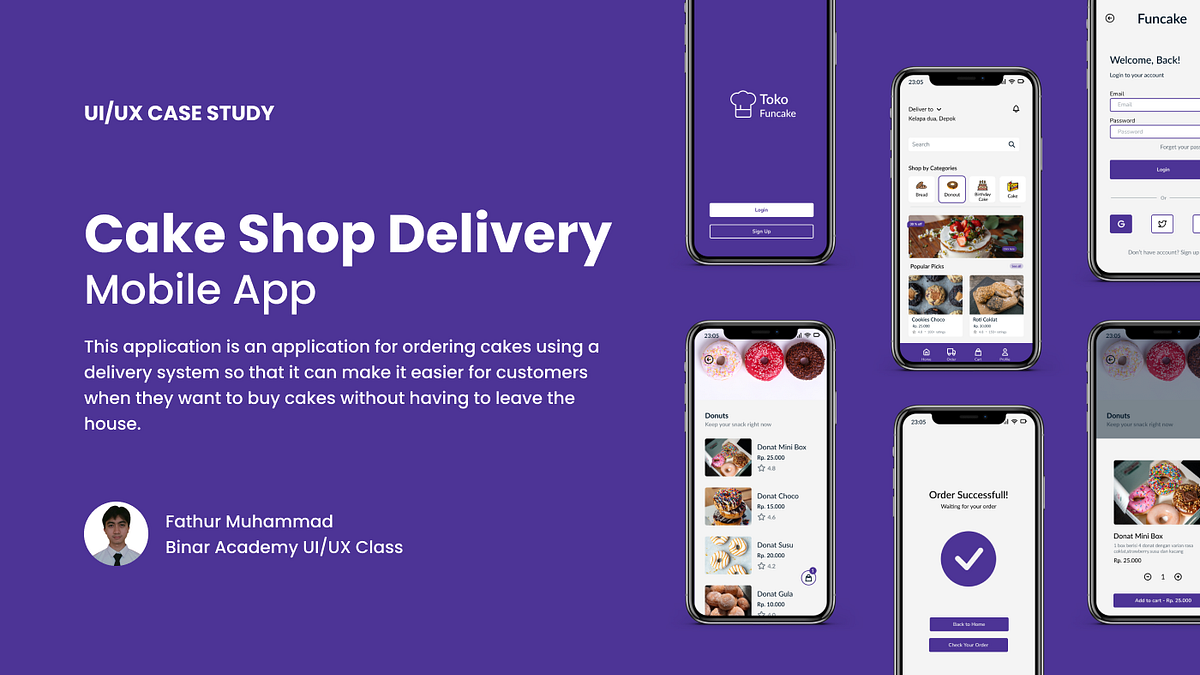 UI/UX Challenge Case Study — “Cake Shop Delivery” | by Fathur Muhammad ...