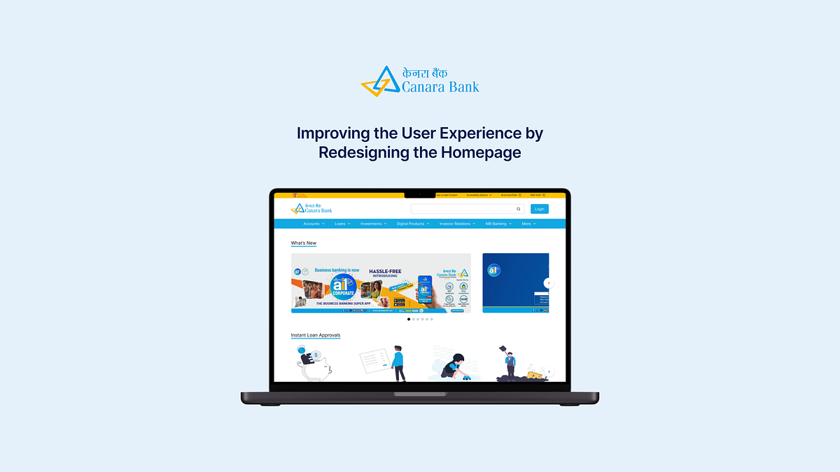 Redesigning Canara Bank’s Homepage — A UX Case Study | by Rabah Niaz ...