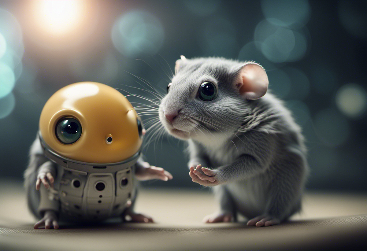 Grey Alien With a Pet Hamster. According to an A.I. image generator ...