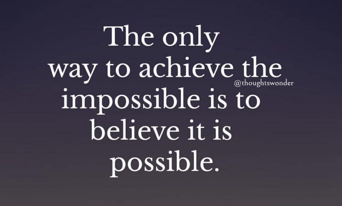 The Impossible is Nothing. | by John Oluwagbemiga | Medium