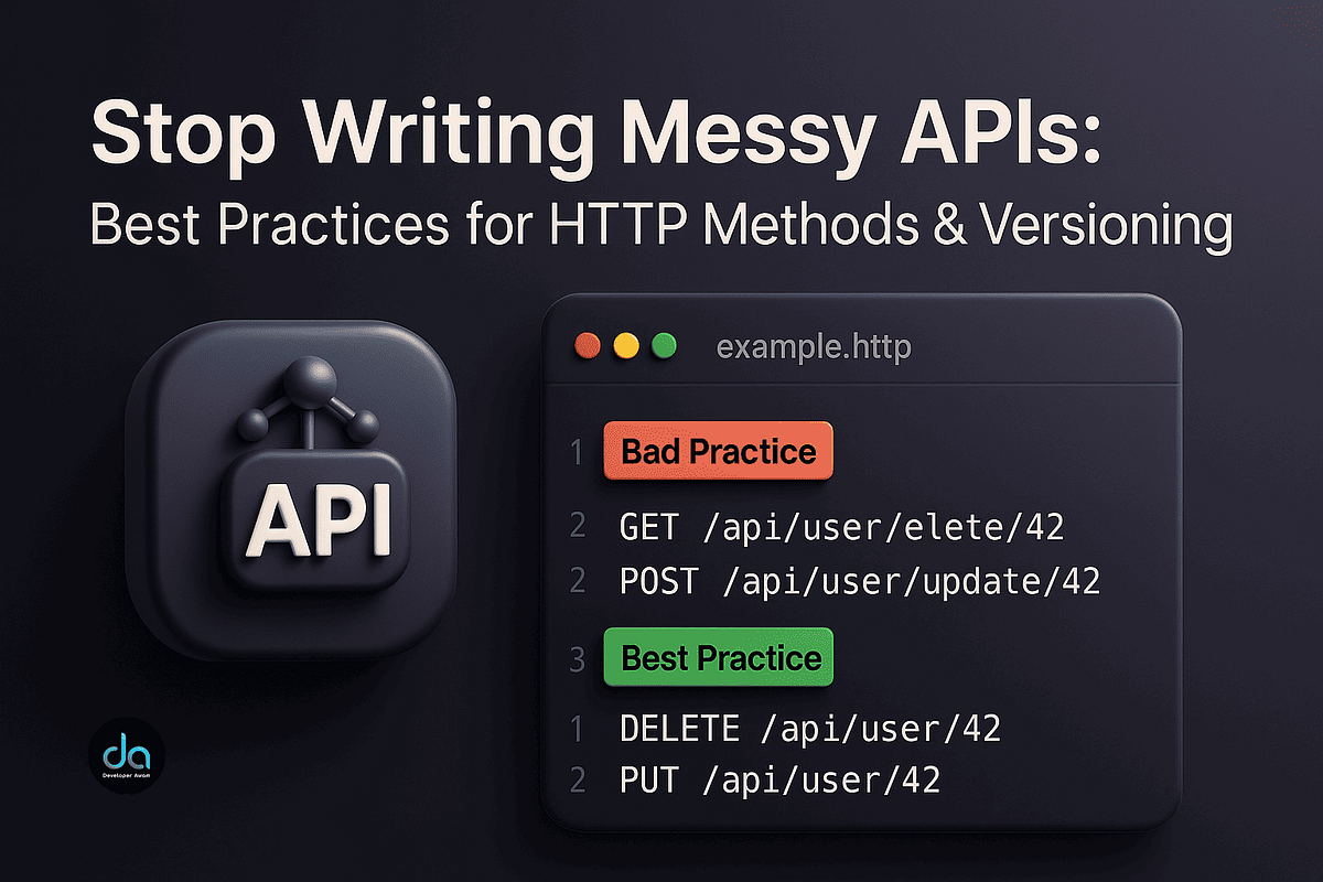 Designing Clean APIs: How to Use HTTP Methods and Versioning the Right Way | by Developer Awam ...
