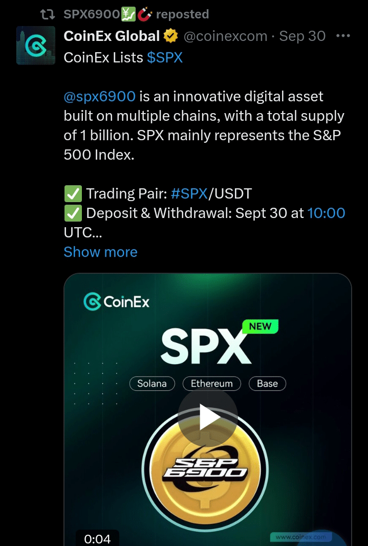 SPX Airdrop in 2024: Best Platforms for Free Crypto | by SPX6900 | Nov ...