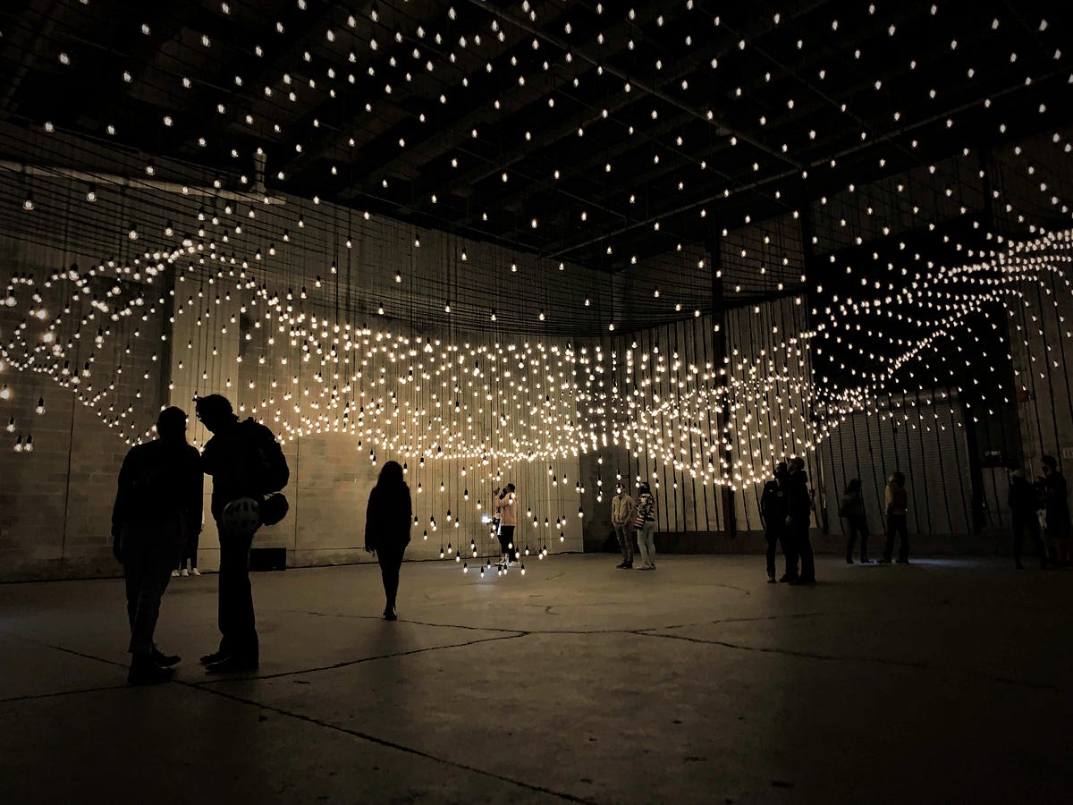 Light Installation. PulseTO | by Keenan Ngo | Adventure Arc | Medium