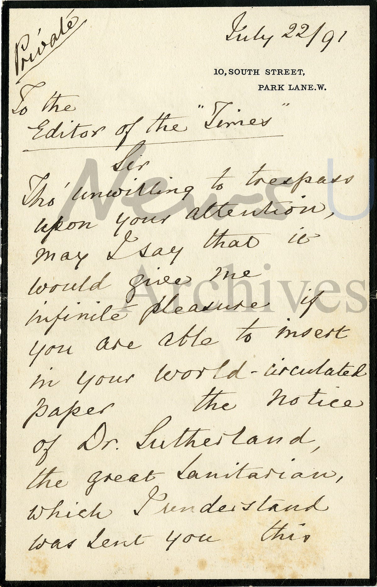 “I beg to remain, Sir, your obedient servant, Florence Nightingale” | by News UK Archives | Medium