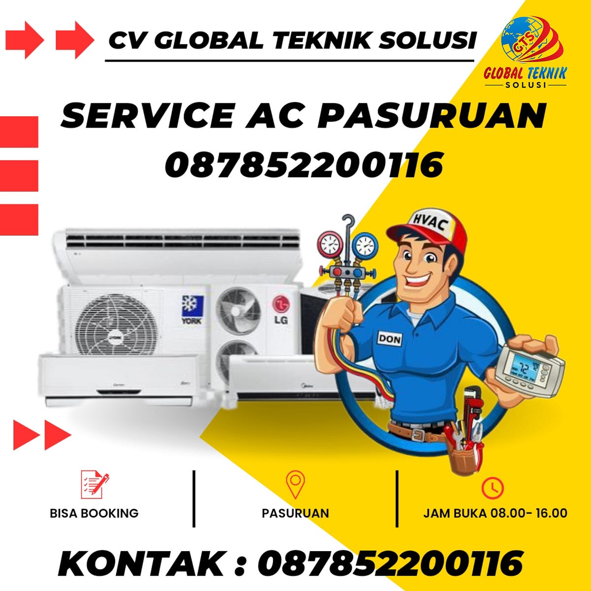 Service AC Pasuruan 087852200116 Layani Cuci AC Semua Jenis AC Dengan ...