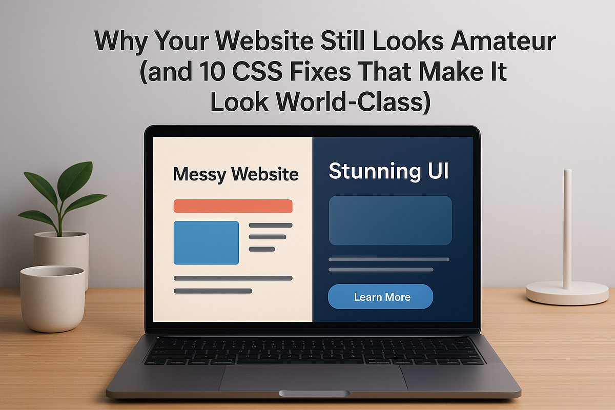 Why Your Website Still Looks Amateur (and 10 CSS Fixes That Make It ...