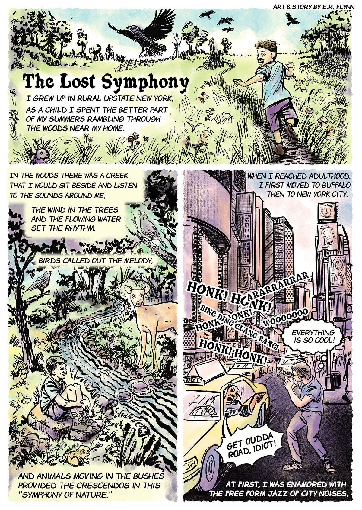 The Lost Symphony-A comic about Noise by E.R. Flynn | MuddyUm