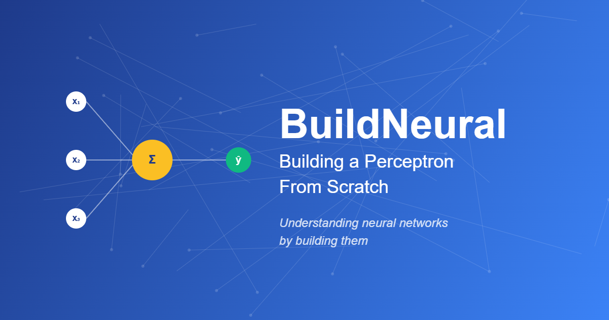 AI From First Principles : Your First Neural Network | by Ramadhan Zome ...