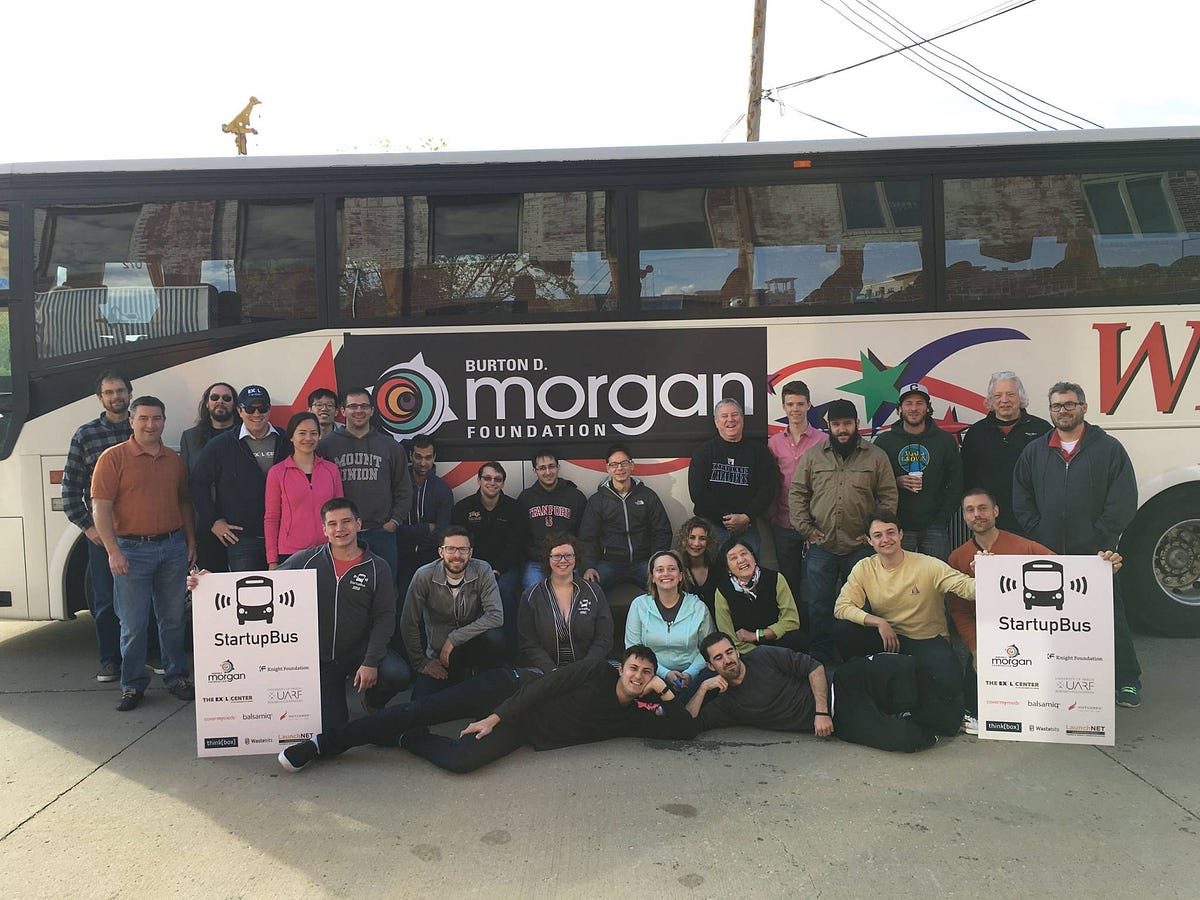 Three Days, Six Buses, Twenty-Six Startups | by Brandon King | Medium