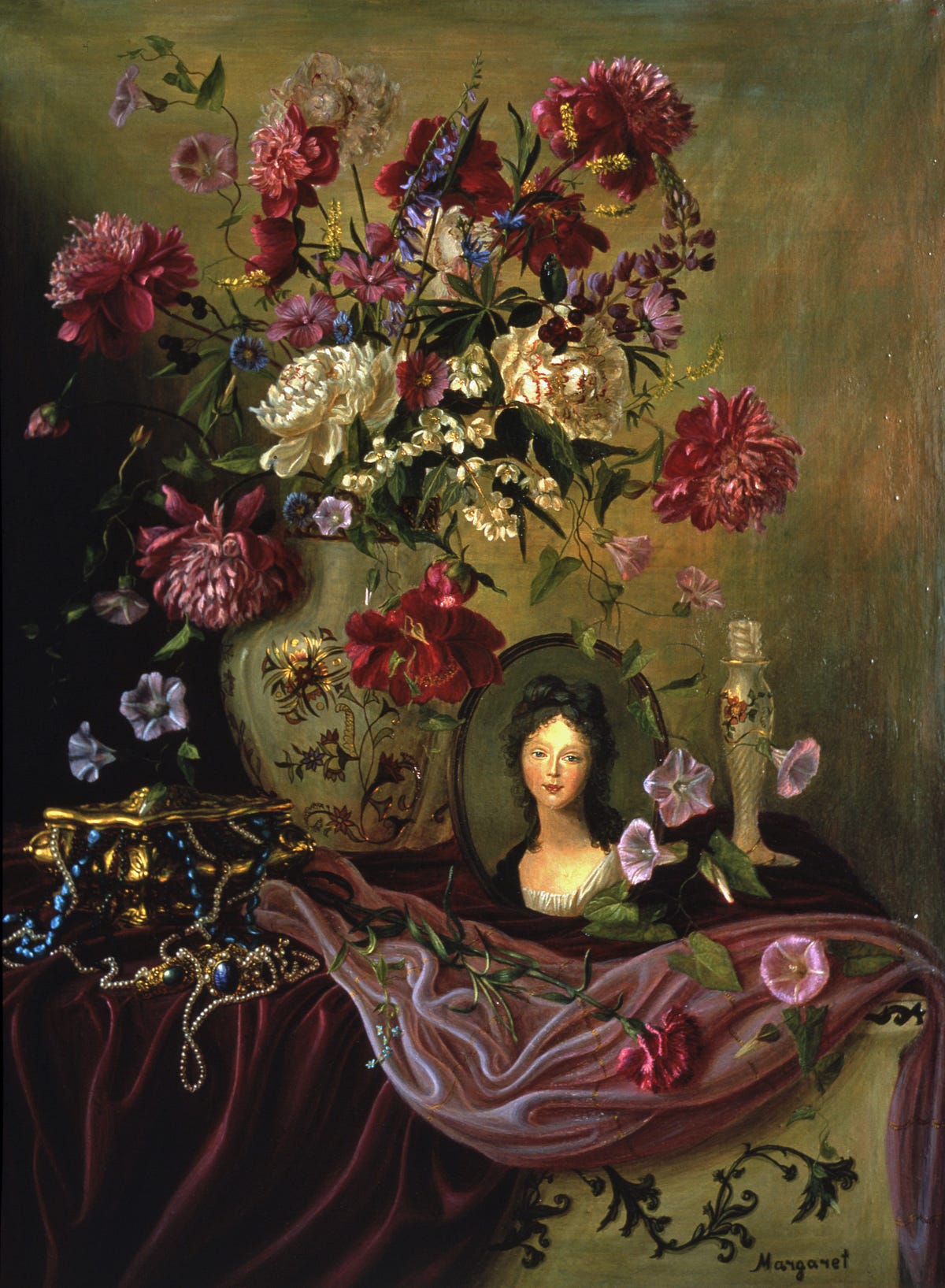 Peonies. Margarita Makarova. Oil on canvas - Margarita Makarova - Medium