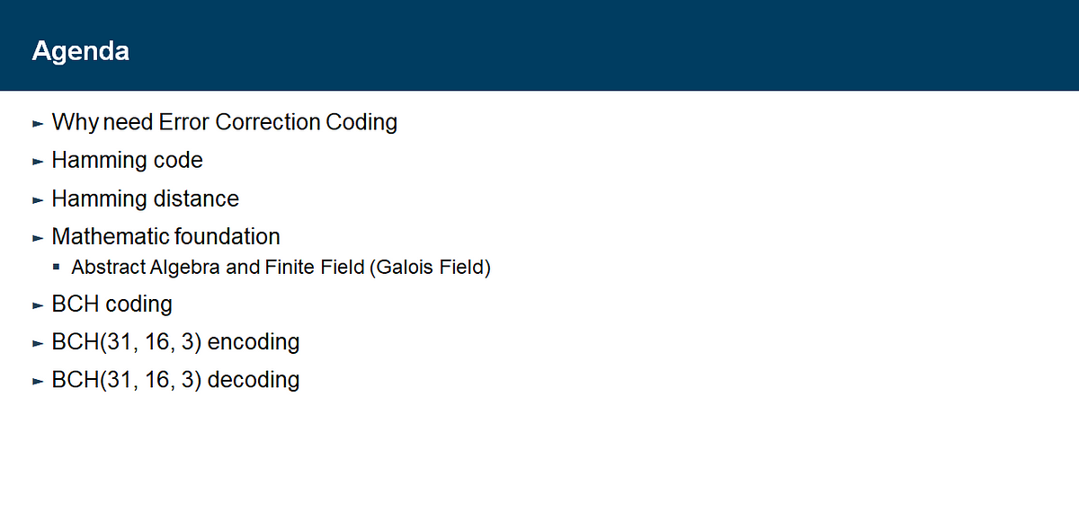 What Is Error Correction Coding Hamming Bch Jimmy Ye Medium