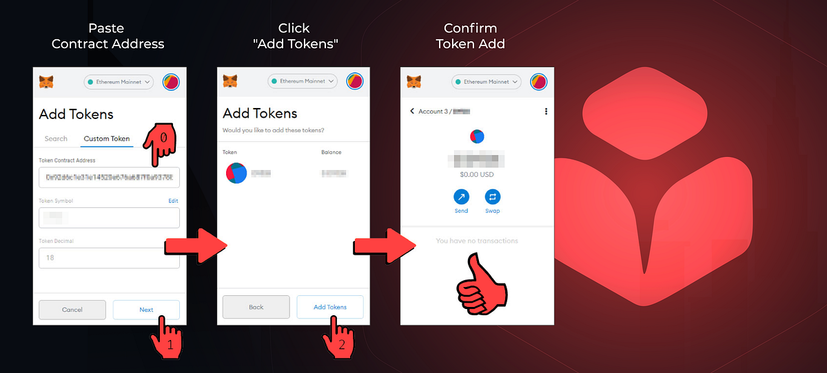 How to Add a Contract Address in Your MetaMask Wallet: A Step-by-Step Guide | by Block Inn | RWA ...