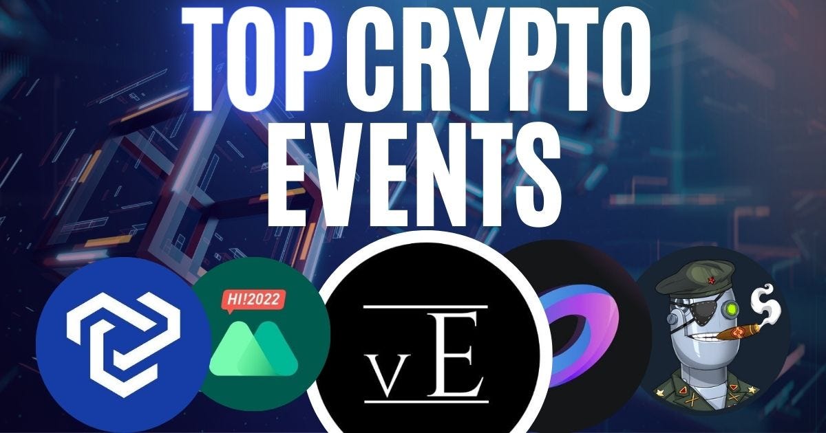 Top Crypto Events Of The Past Week 🔍 | by Crypto Wiki | Medium