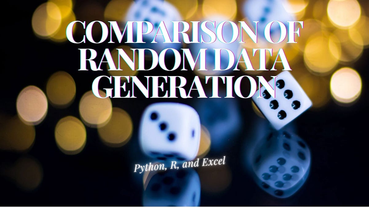 Random Data Generation in Python, R, and Excel: A Comprehensive Guide ...