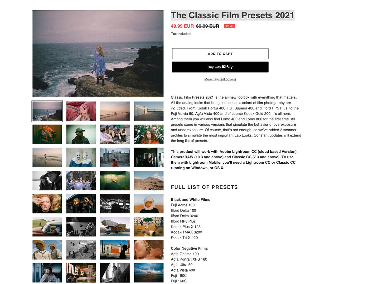 TCP The Classic Film Presets 2021 For Lightroom 完美取代VSCO 地位及擁有極高CP值的底片 ...