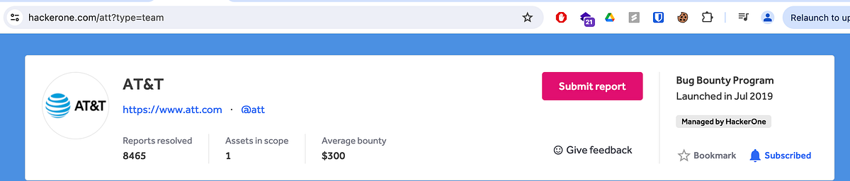 AT&T Bug Bounty Program Scope. Assalam Alaikum everyone! I hope you’re… | by Mohammad Musab Khan ...