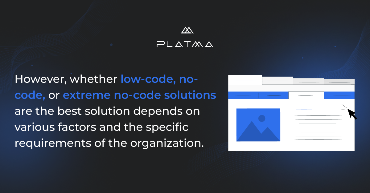 Why Low-Code, No-Code, and Extreme No-Code are the best solutions to ...