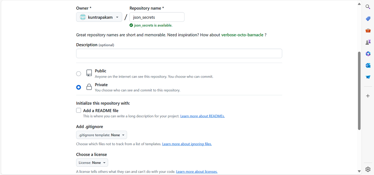 How to consume Json object in GitHub secrets | by K Rohith | Medium