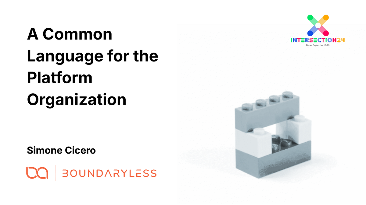 A Common Language for The Platform Organization | by Simone Cicero ...
