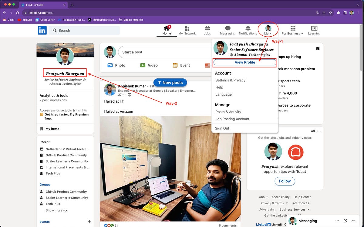 Adding a Link to your Bio on LinkedIn | by Pratyush Krishna | Medium