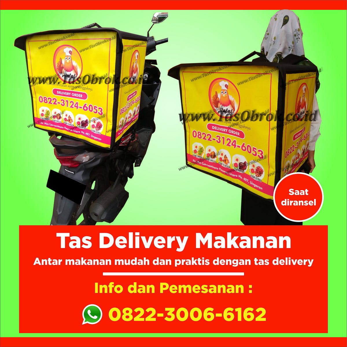 Tas Delivery Motor Murah Semarang, Tas Delivery Motor Semarang, Box ...
