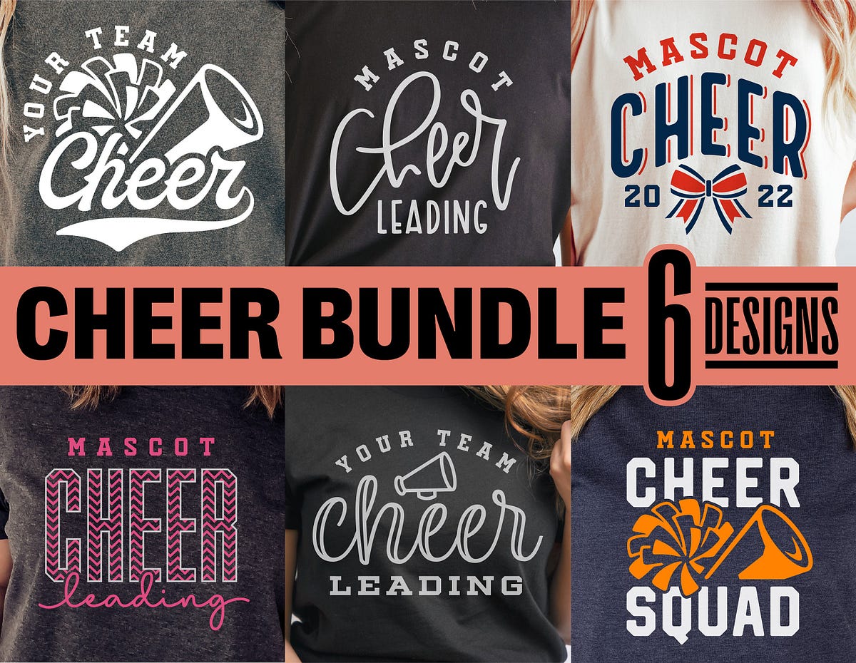 Cheer Bundle Svg, Png Dxf Eps, Cheerleader Bundle, Cheerleading, Cricut ...