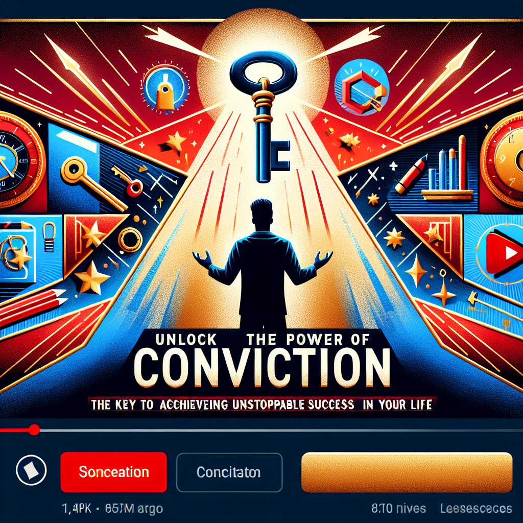 Unlock the Power of Conviction: The Key to Achieving Unstoppable Success in Your Life | by Smart ...