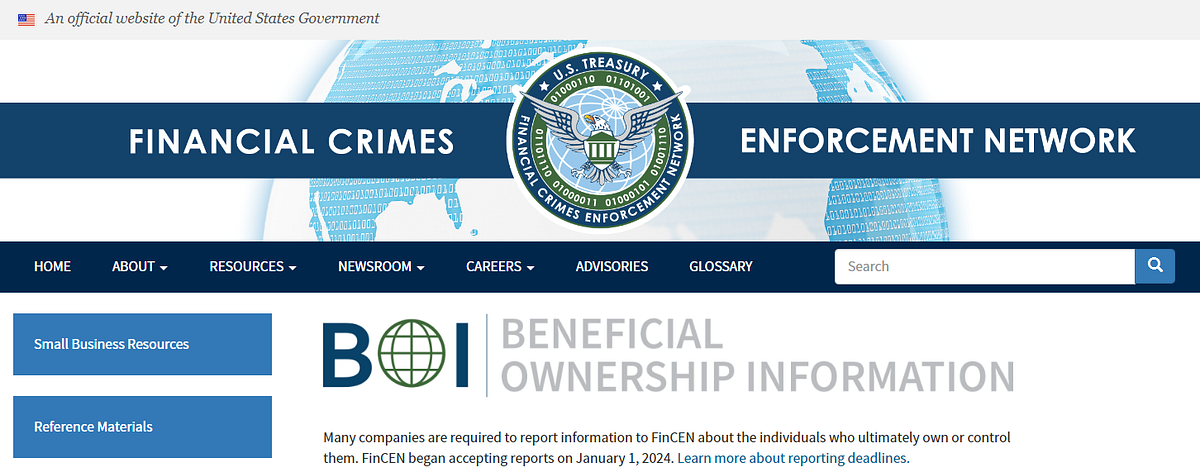 Beneficial Ownership Information Reporting | Medium