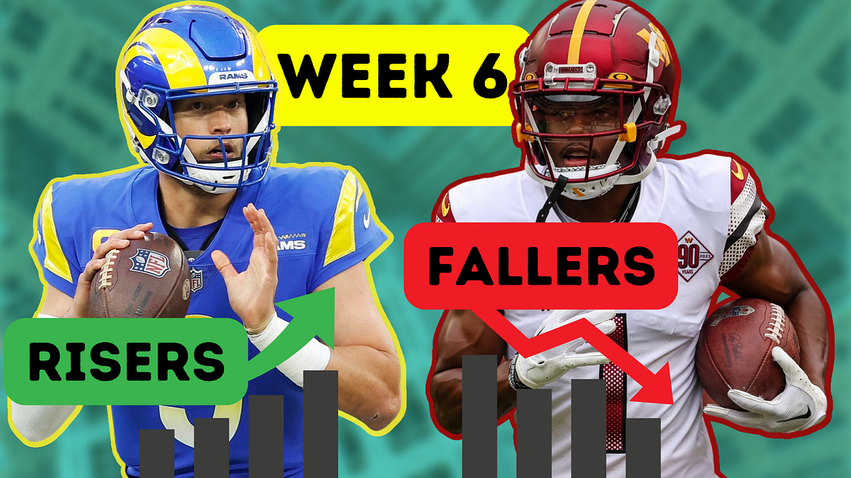 Fantasy Football Risers and Fallers | Week 6 : Stafford 📈 Dotson 📉 ...