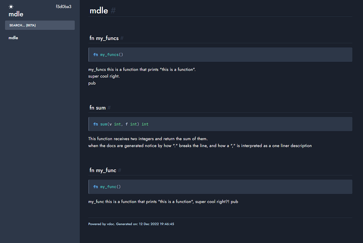 Vlang tutorials — docs. Hi everyone, welcome to the third… | by Kevin Da Silva | Medium