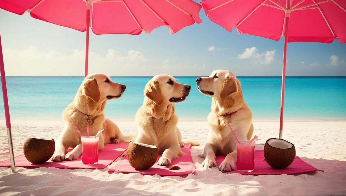 Dogs Chilling - DGWell - Medium